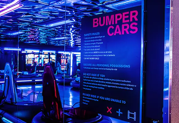 Bumper Cars | Family Fun at Strike + Reel Garland