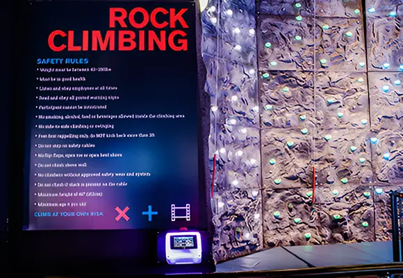 Rock Climbing Wall | Indoor Fun at Strike + Reel
